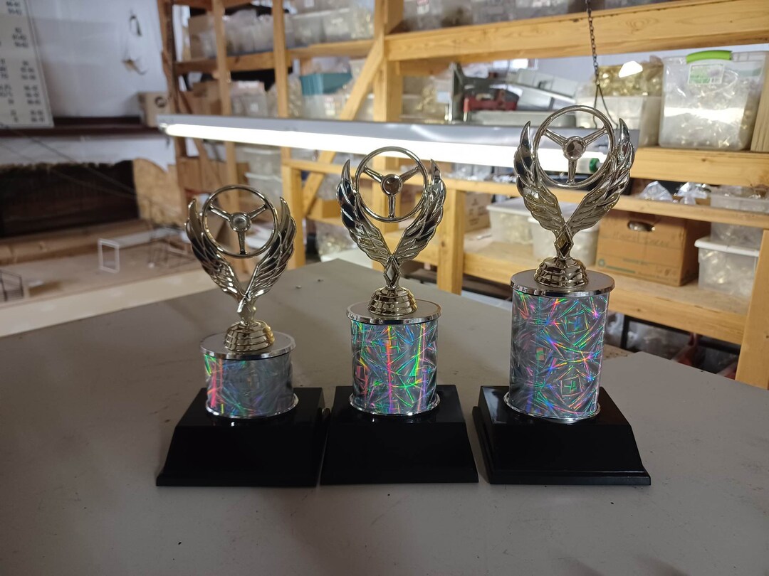 Set of 3 Racing / Car Trophies / Car Show Events Trophies - Etsy