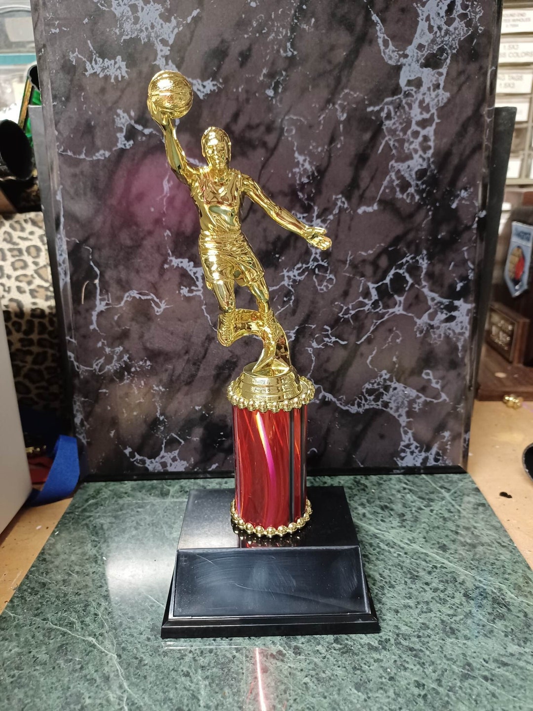 Custom female Basketball Trophy With Column / Team Trophies - Etsy