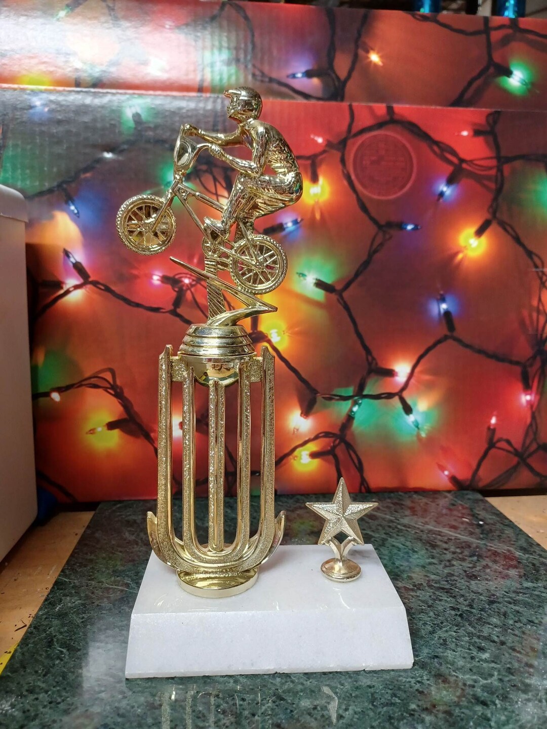 Custom BMX / Motorcycle / Motorist / Racing / Biking Trophy - Etsy