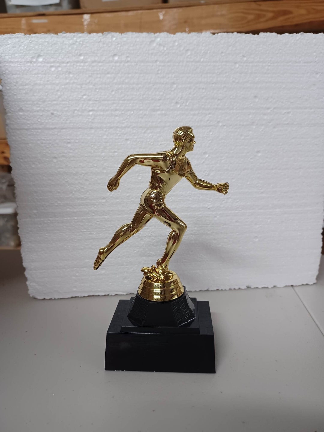 Custom male Track Trophy / Racing Trophy / Marathon Trophy / Track Meet ...
