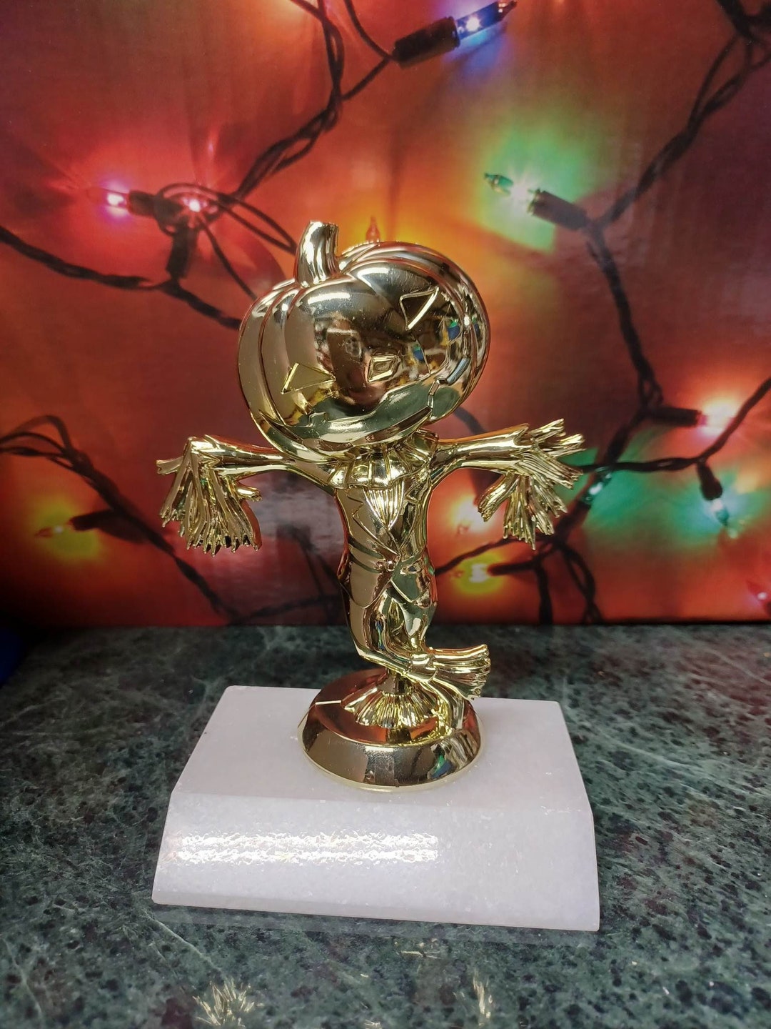 Custom Spooky Scarecrow Trophy / Halloween / Costume Contest / Fright ...