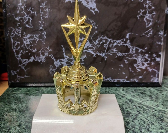 Beauty Queen Trophy With 4 Lines of Custom Text - Etsy