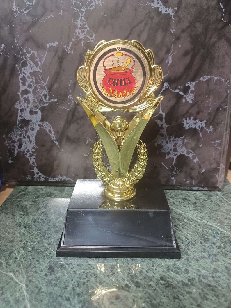 Custom Chili Trophy / Cook-off Winner / Participation / BBQ / - Etsy
