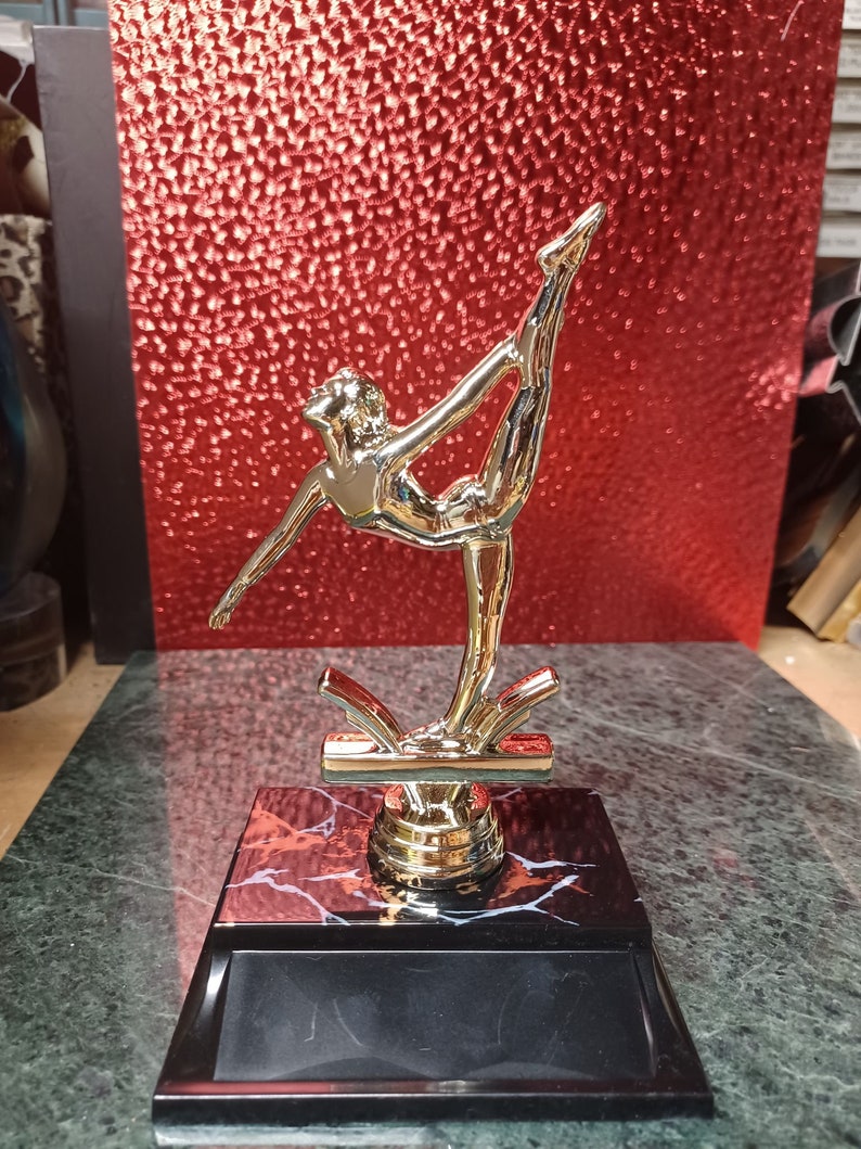 Custom Female Gymnast / Balance Beam Trophy - Etsy