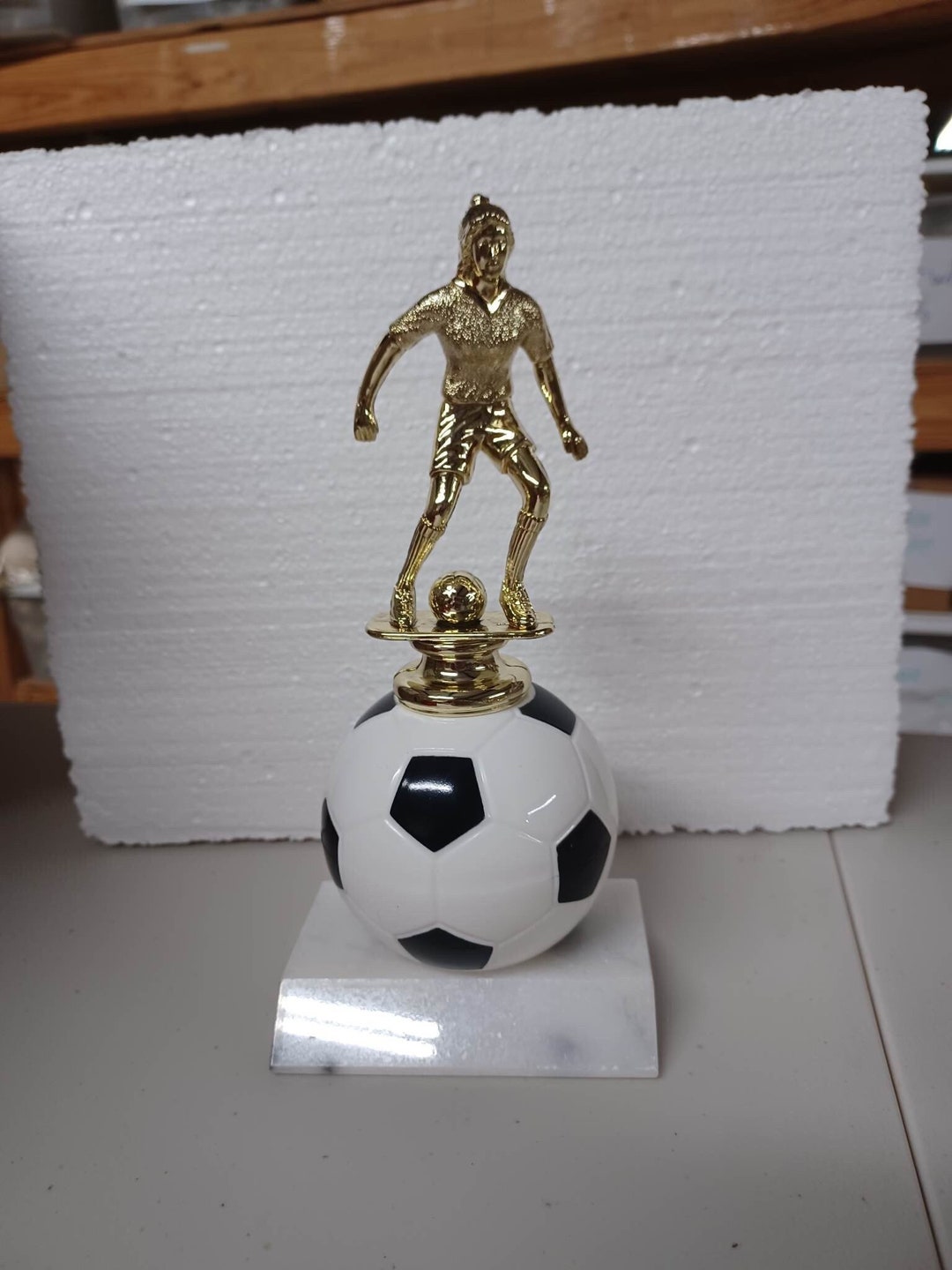 Custom female Soccer Trophy / Girls Soccer Awards / Team Trophies ...