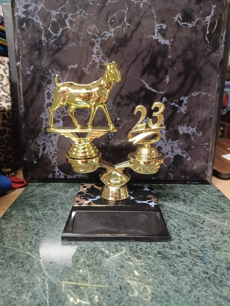 Custom G.O.A.T Trophy/ the GOAT / Winner / Best Overall / All Events ...