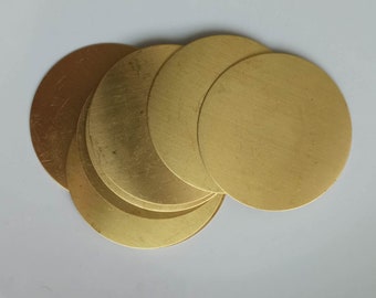 1/8 Brass 260 Plate Round Circle Disc Diameter - Etsy