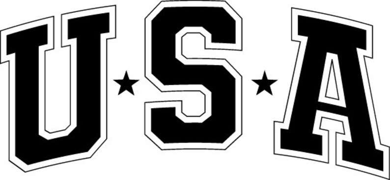 USA Retro SVG T-shirt SVG Cut File - Etsy