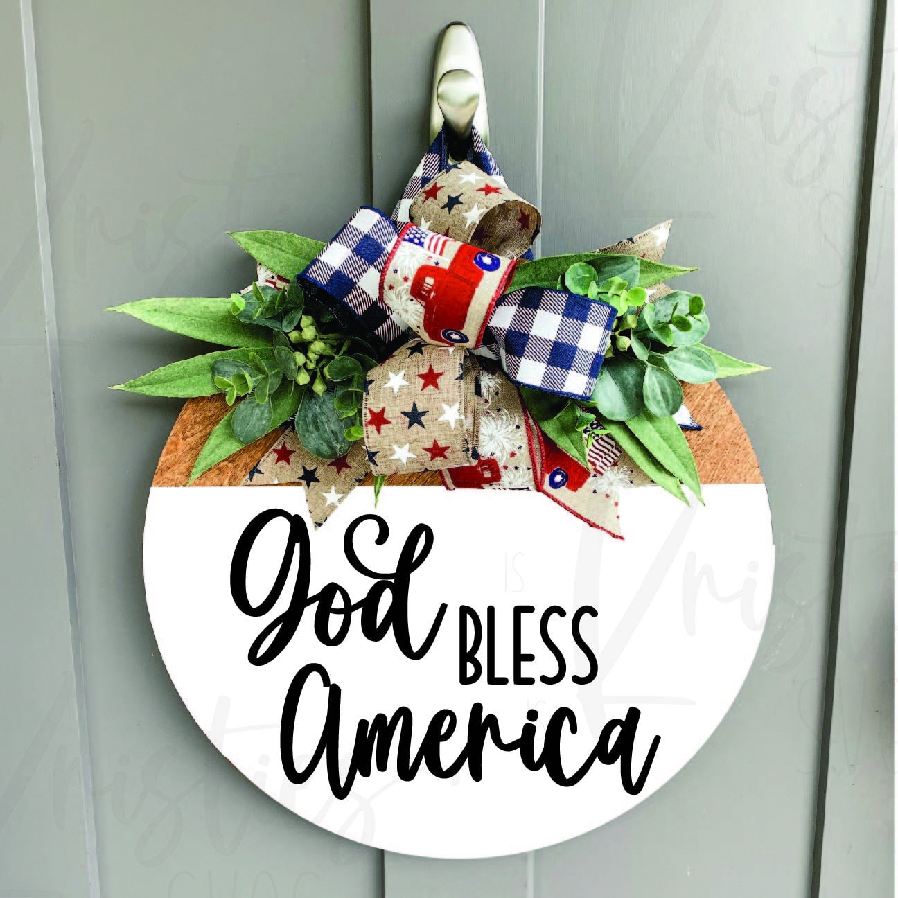 God Bless America SVG | SVG | Doorhanger SVG | Wood Sign Image | Cut ...