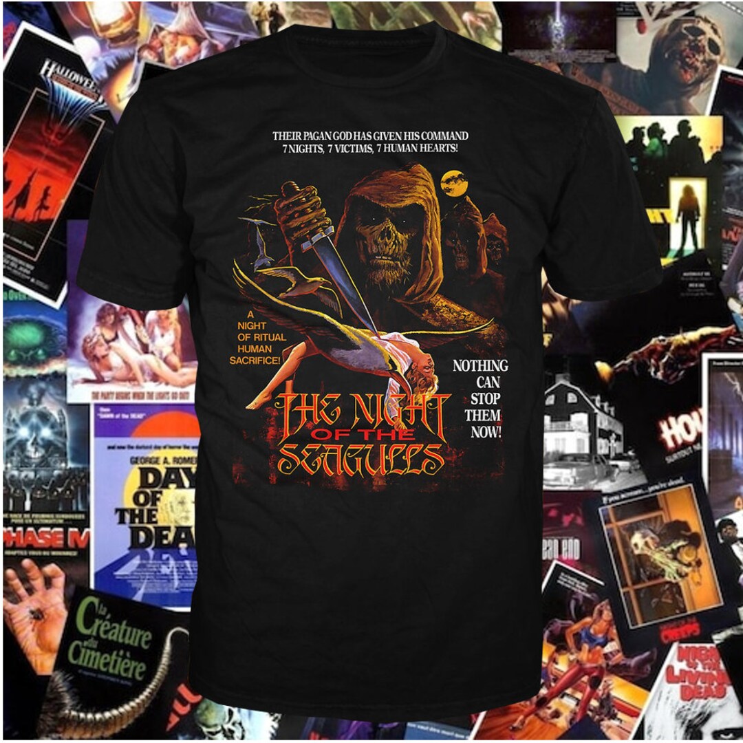The Night of the Seagulls Horror Movie T-shirt - Etsy