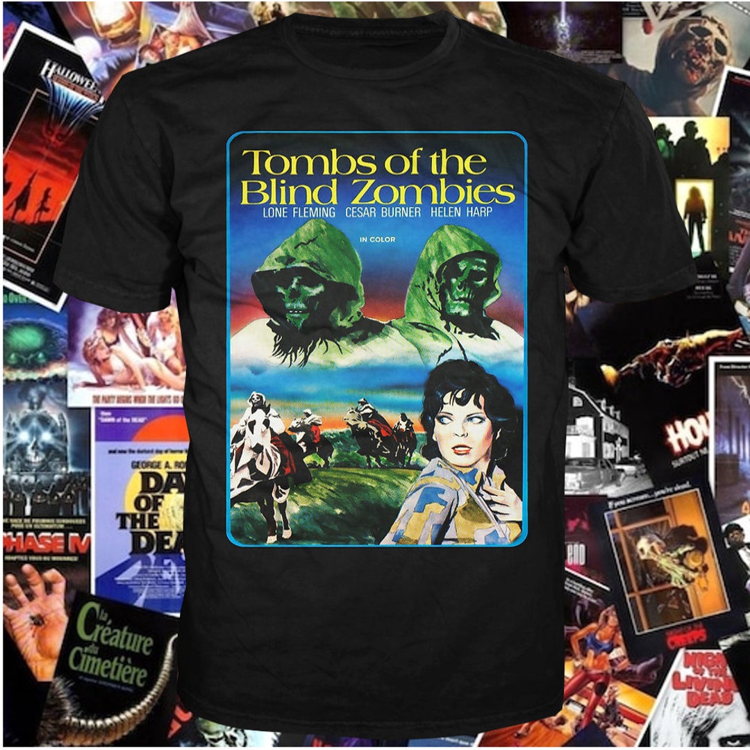 Tombs of the Blind Zombies Horror Movie T-shirt - Etsy