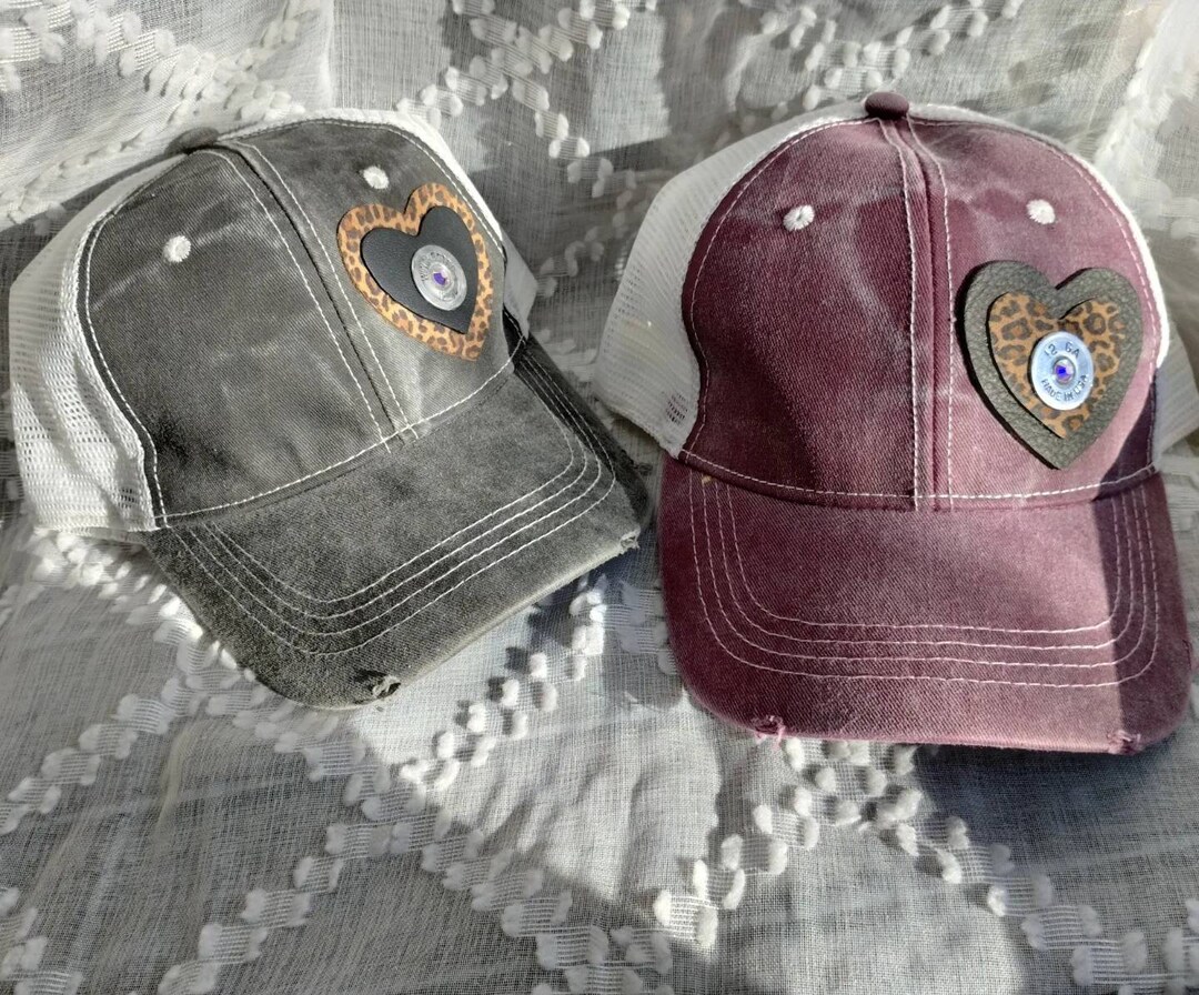 Shotgun Shell on Leather Patch Trucker Hat - Etsy