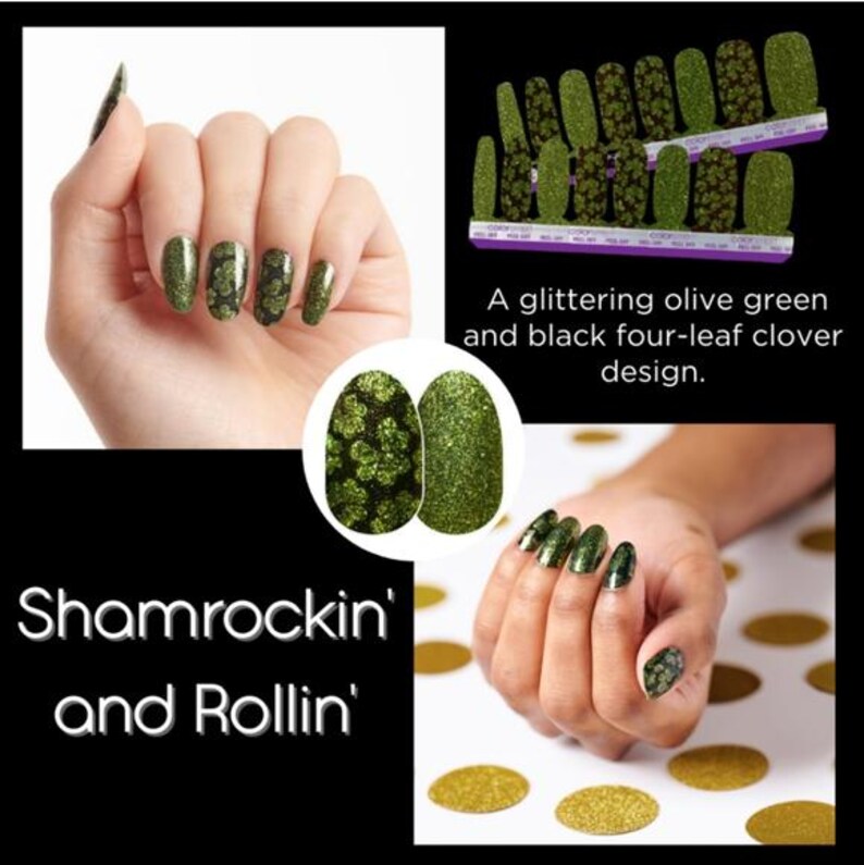 Color Street Nail Polish Strips St. Patrick's Day, St. Paddy's Day and ...