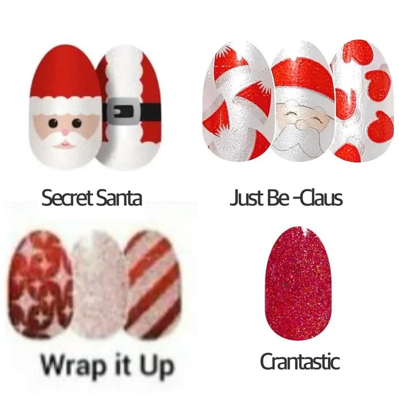 Red Glitter Color Street - Etsy