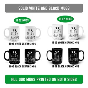 Personalized New Baby Mug, Custom Gift for Grandparents, Mama, Papa - Etsy