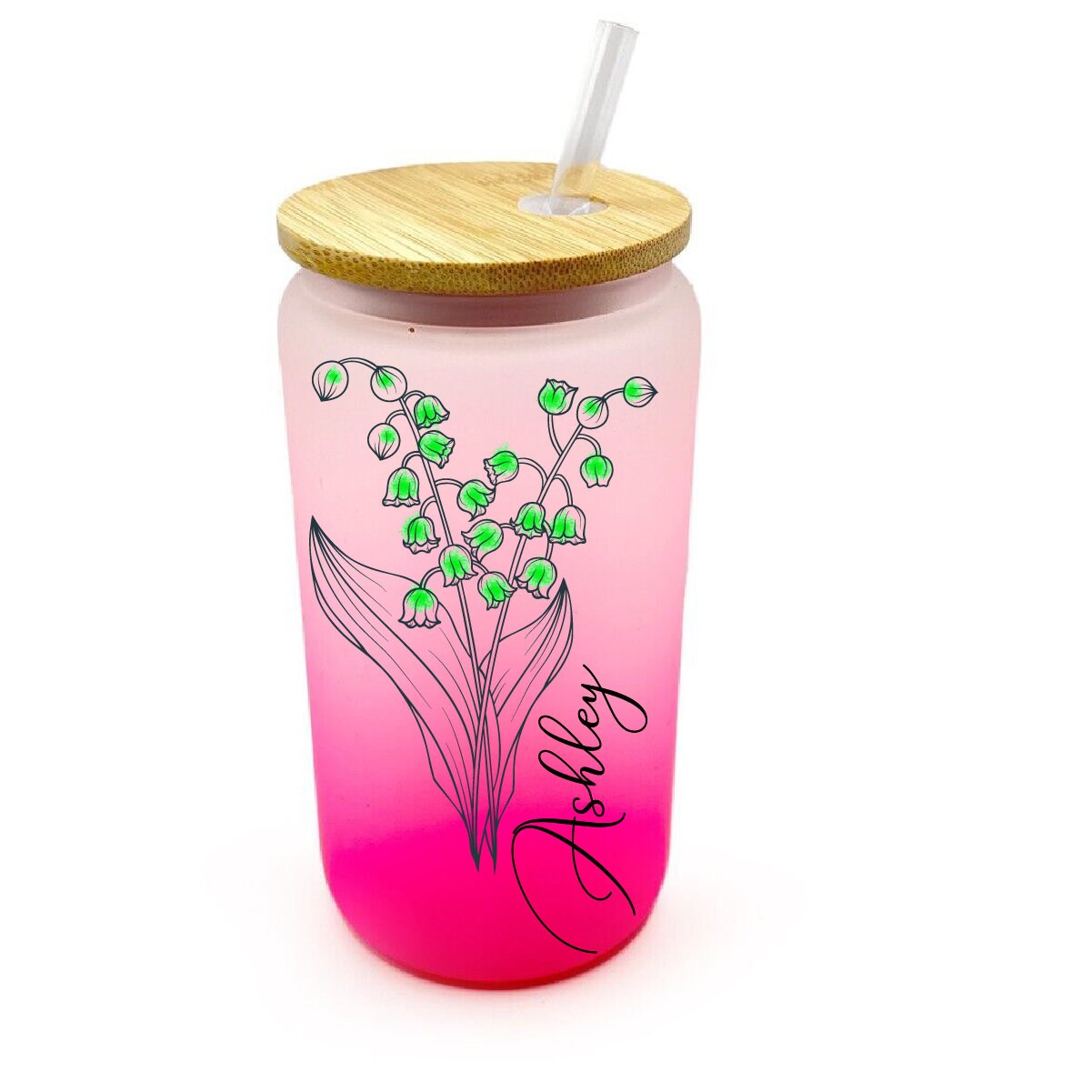Personalized Birth Flower Coffee Cup With Name Personalized - Etsy