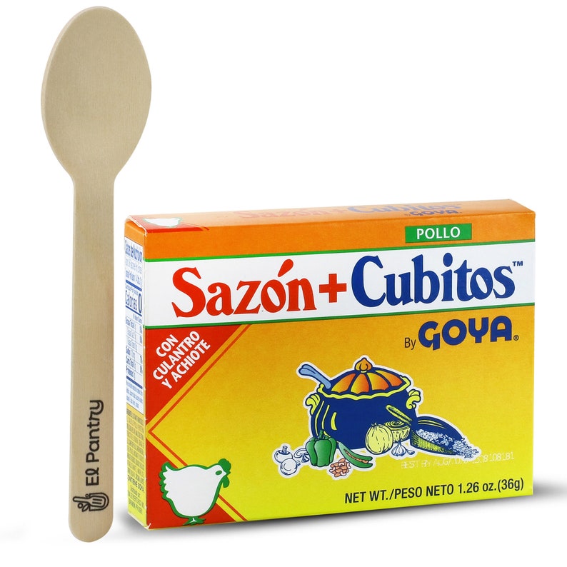 El Pantry Goya Sazon Seasoning W/ Chicken Bouillon Pack and Campolor ...