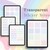 Pastel Digital Paper, Multi-colored, College Ruled, Lined Paper ...