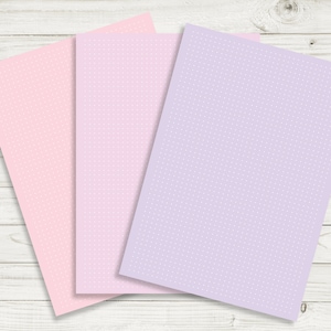 Pastel Digital Paper, Multi-colored, Dot Grid Paper, Dotted Paper ...
