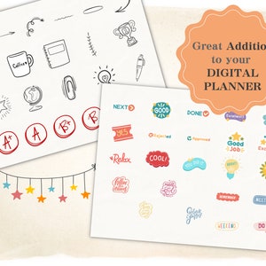 Teacher Stickers and Sticky Notes for Goodnotes and Notability ...