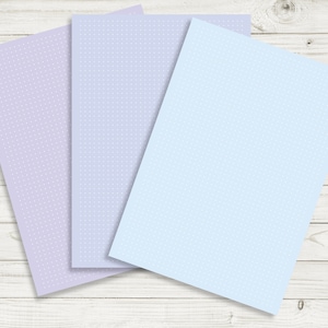 Pastel Digital Paper, Multi-colored, Dot Grid Paper, Dotted Paper ...