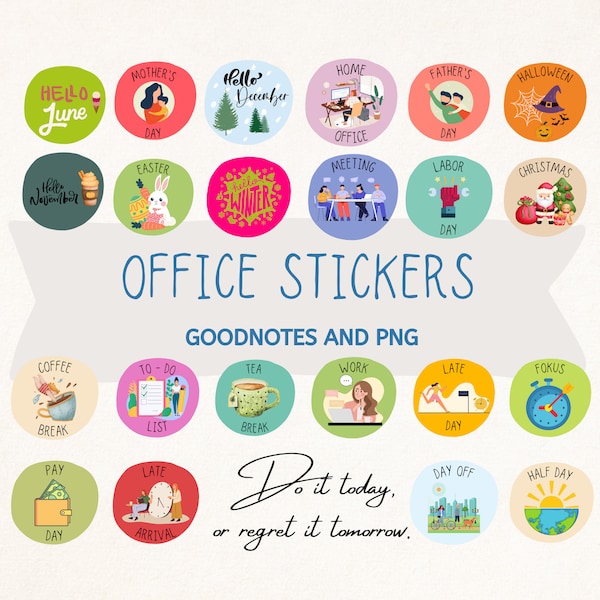 Office Work Stickers - Etsy
