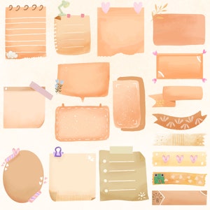 Digital Goodnotes Sticker, Sticky Notes PNG , PNG Digital Stickers ...