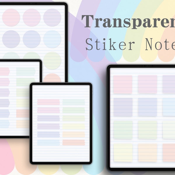 Transparent Stickers - Etsy