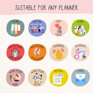 Digital Planner Stickers Pack for Work and Everyday Use - Goodnotes ...