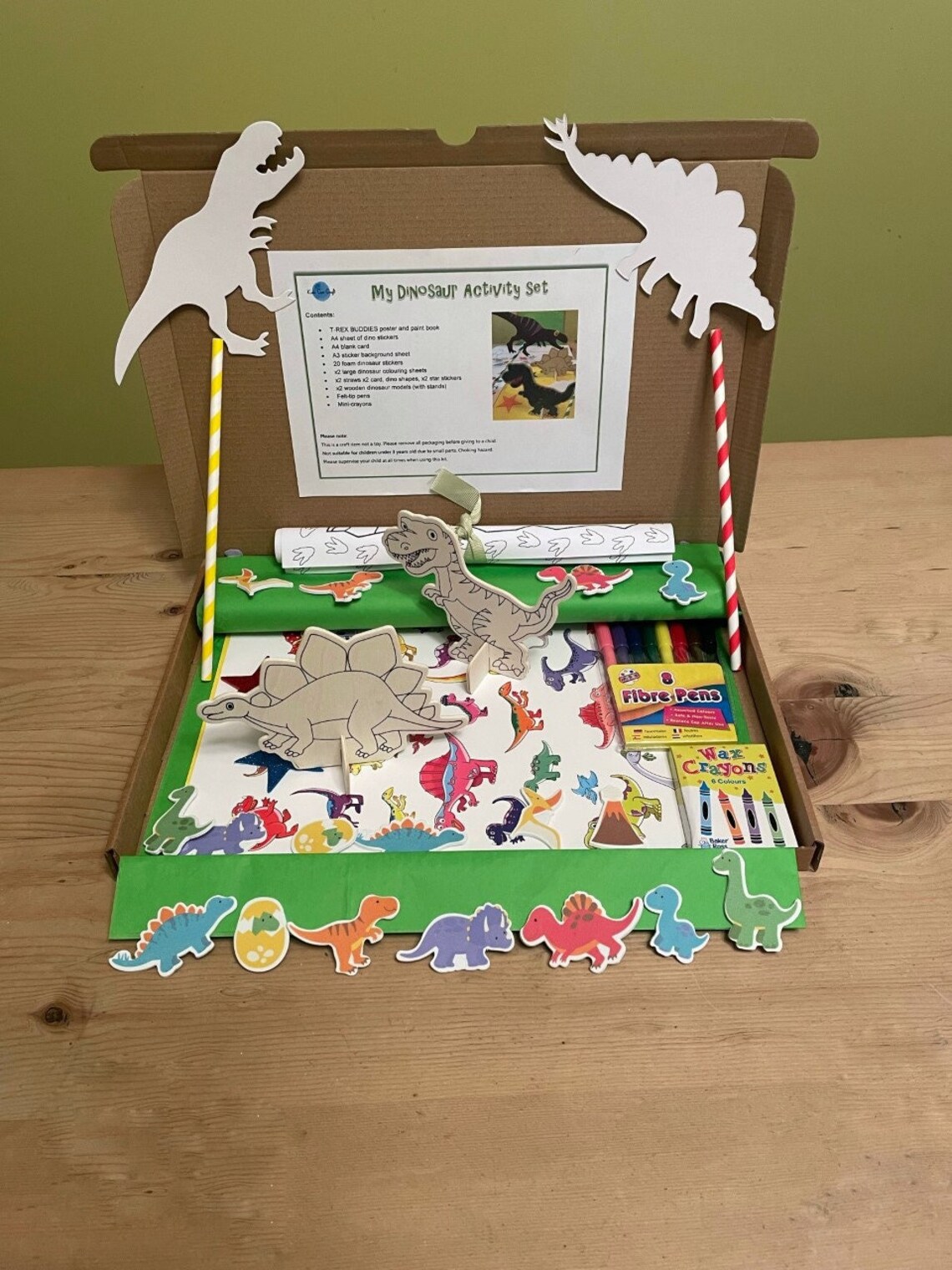 Dinosaur Activity and Craft Set for Ages 4 5 6 Busy Box for - Etsy UK