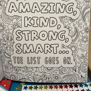 Girls Mindful Colouring Set, Brave Girls Colouring Book, Letterbox ...