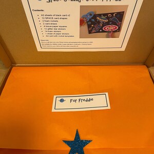 Space Collage and Craft Kit for 4 5 6 7 Year Olds, Stickers and ...