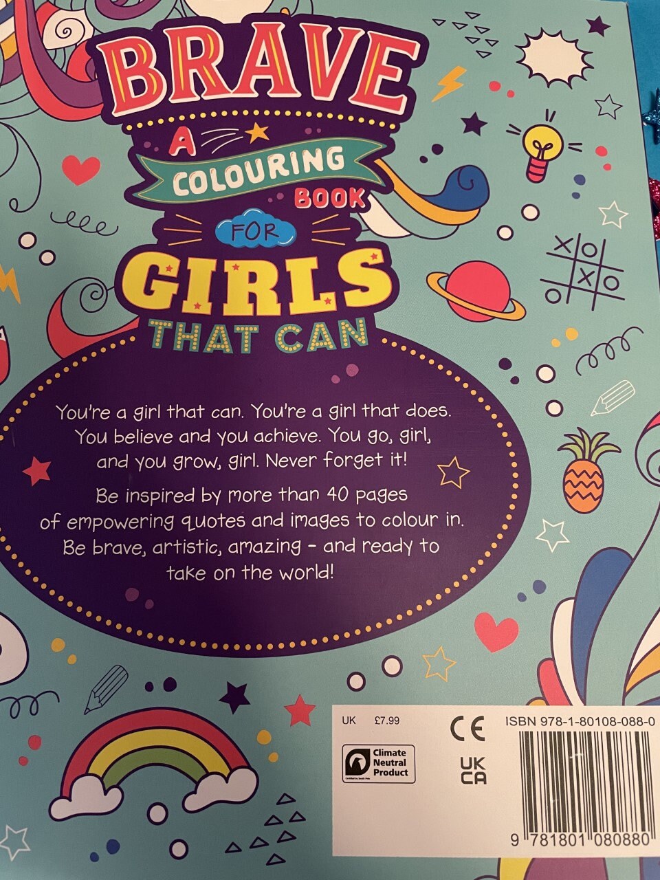 Girls Mindful Colouring Set, Brave Girls Colouring Book, Letterbox ...