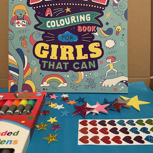 Girls Mindful Colouring Set, Brave Girls Colouring Book, Letterbox ...