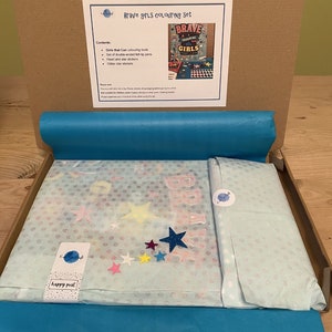 Girls Mindful Colouring Set, Brave Girls Colouring Book, Letterbox ...