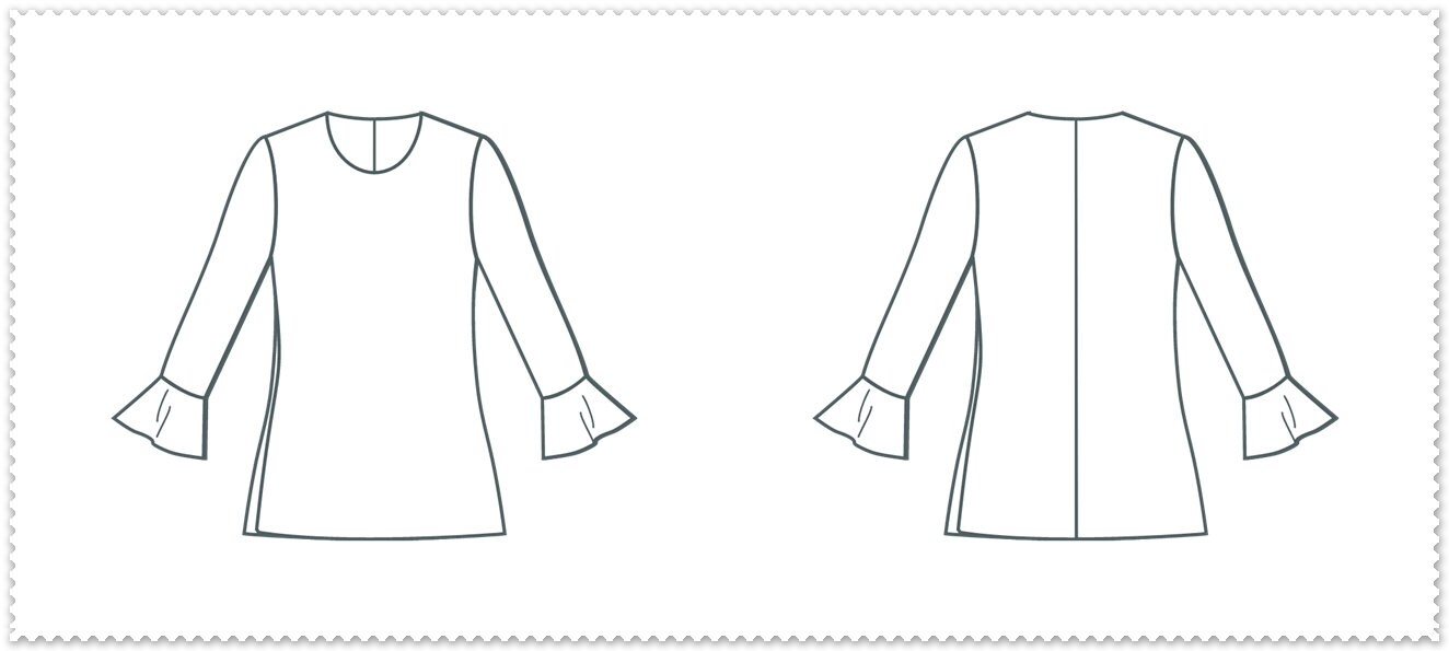 Miley Long Tunic Sewing Pattern US Sizes From 2 to 30 PLUS SIZESALSO - Etsy