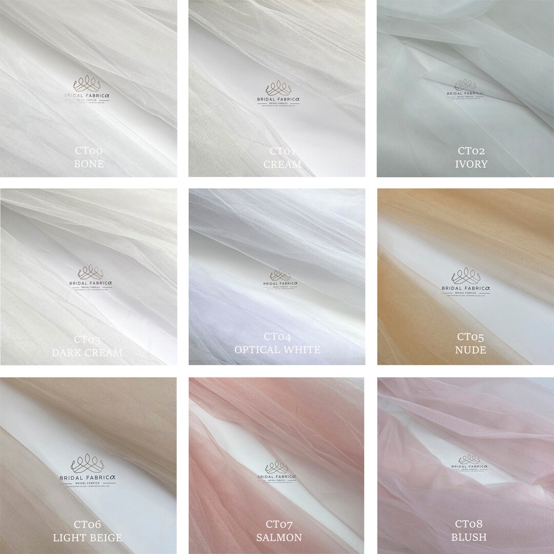 Shiny Crystal Tulle Fabric by the Yard, 3 Meters Extra Wide Stiff Tulle ...