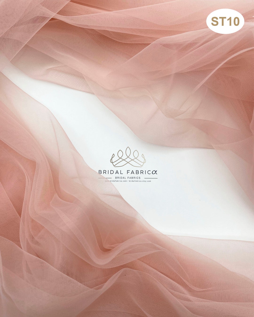 Blush Nude Soft Tulle Fabric, 118” Wide Stretch Bridal Tulle Material ...