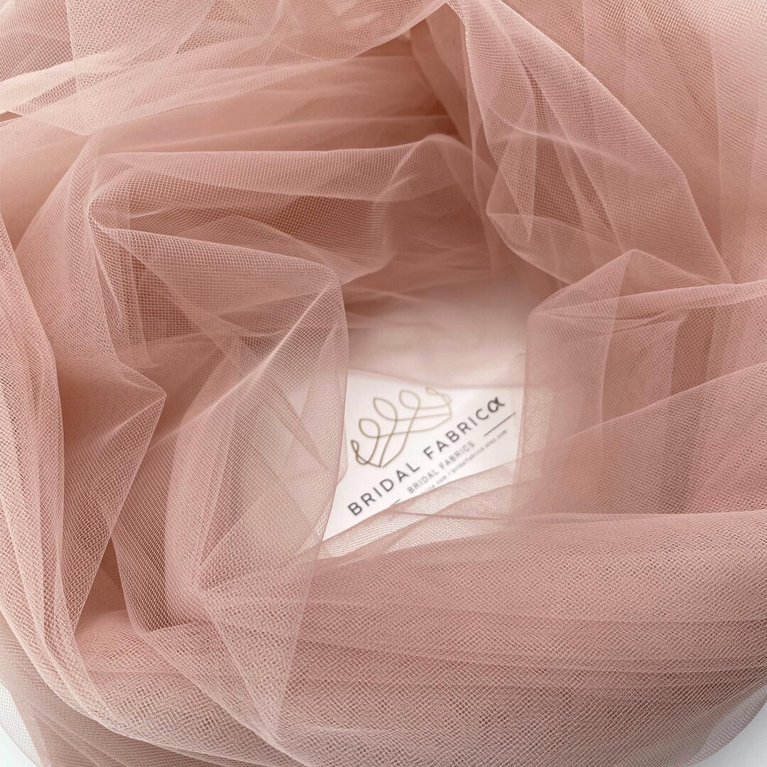 Bt43-cavern Pink Bridal Tulle Material by the Bolt, 118" Wide ...