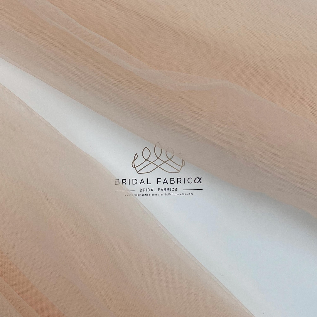 Bt28-light Salmon Bridal Tulle Material by the Yard, Extra Wide Soft ...