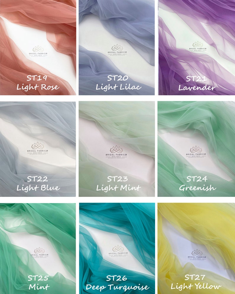 Stretch Bridal Tulle Fabric by the Yard 300 Cm/118 Inches - Etsy UK