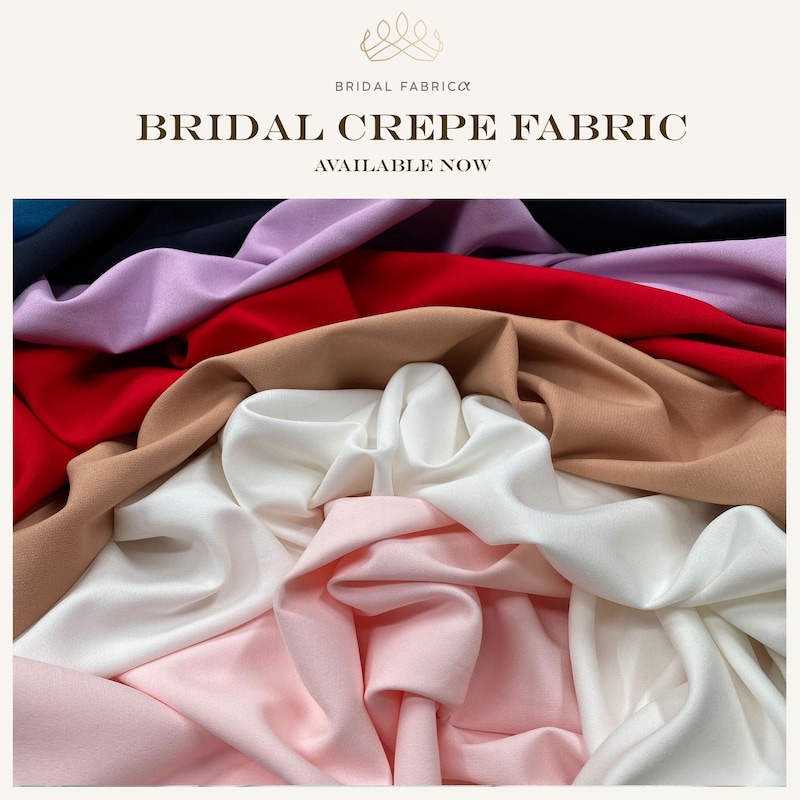 Crepe Material Fabric - Etsy UK