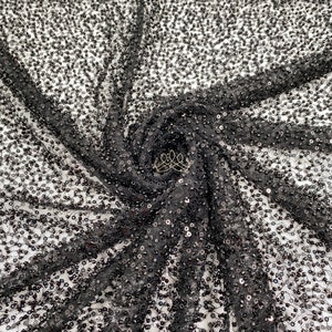 Black Heavy Bead Lace by the Yard for Wedding Dress and Bridal Apparel ...
