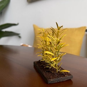 Miniature Corn Stalk for Village Displays * Halloween Village * Autumn ...