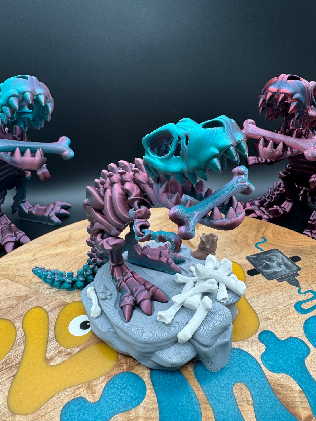 Flexible Dino Articulating Toy Fidget Toy / Flexi / Dinosaur / Sensory ...