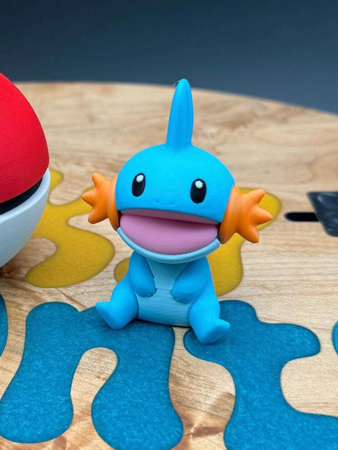 Mudkip Pokemon Miniature Pokemon Collectible Mini Desk Decor Gamer Gift for Him Shelf Display ...