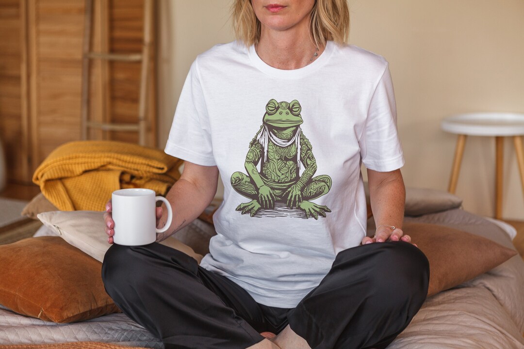 Yoga Frog Shirt Man I Love Frogs Positive Affirmations Mind - Etsy