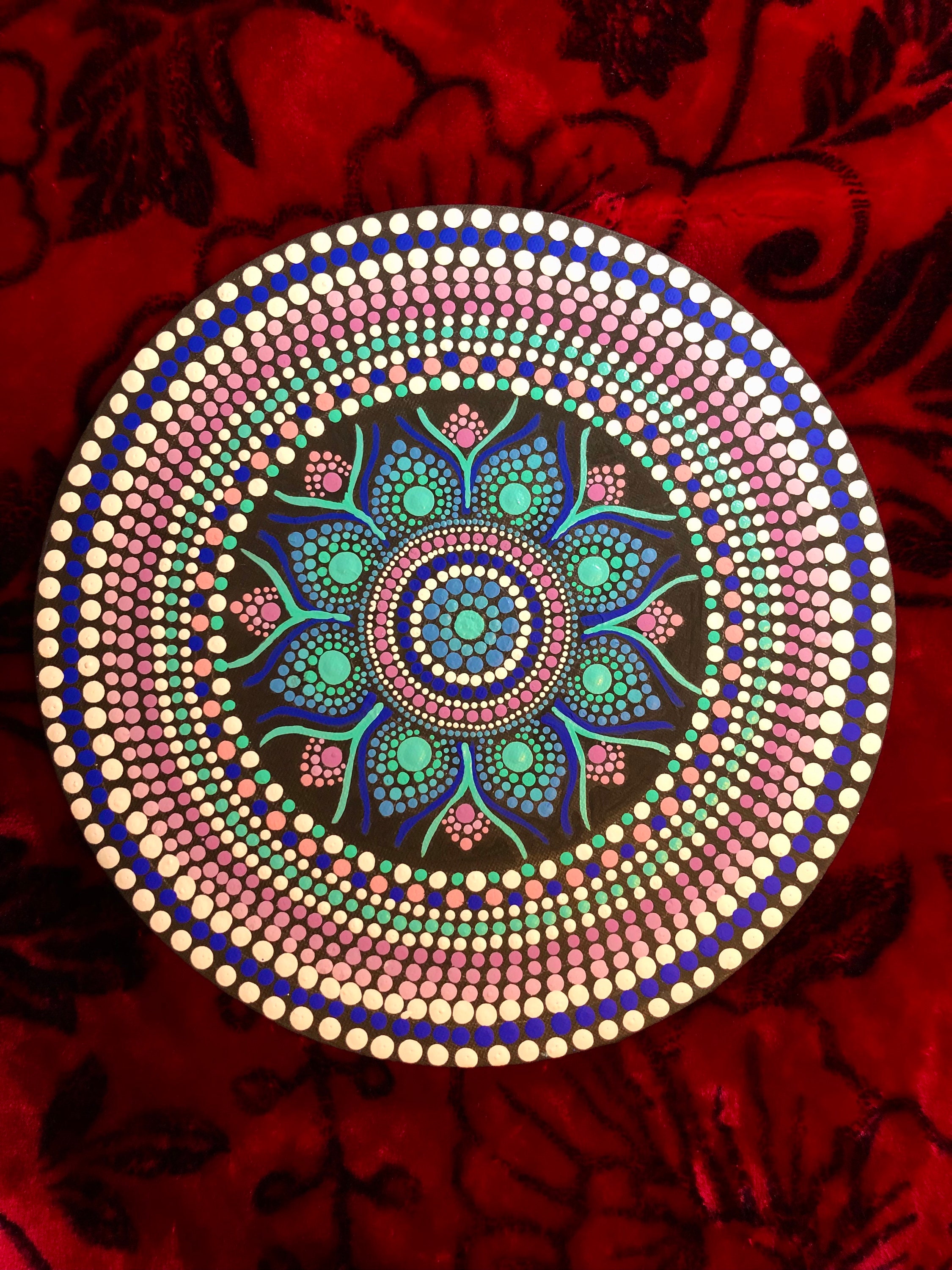 Mandala Painting - Etsy