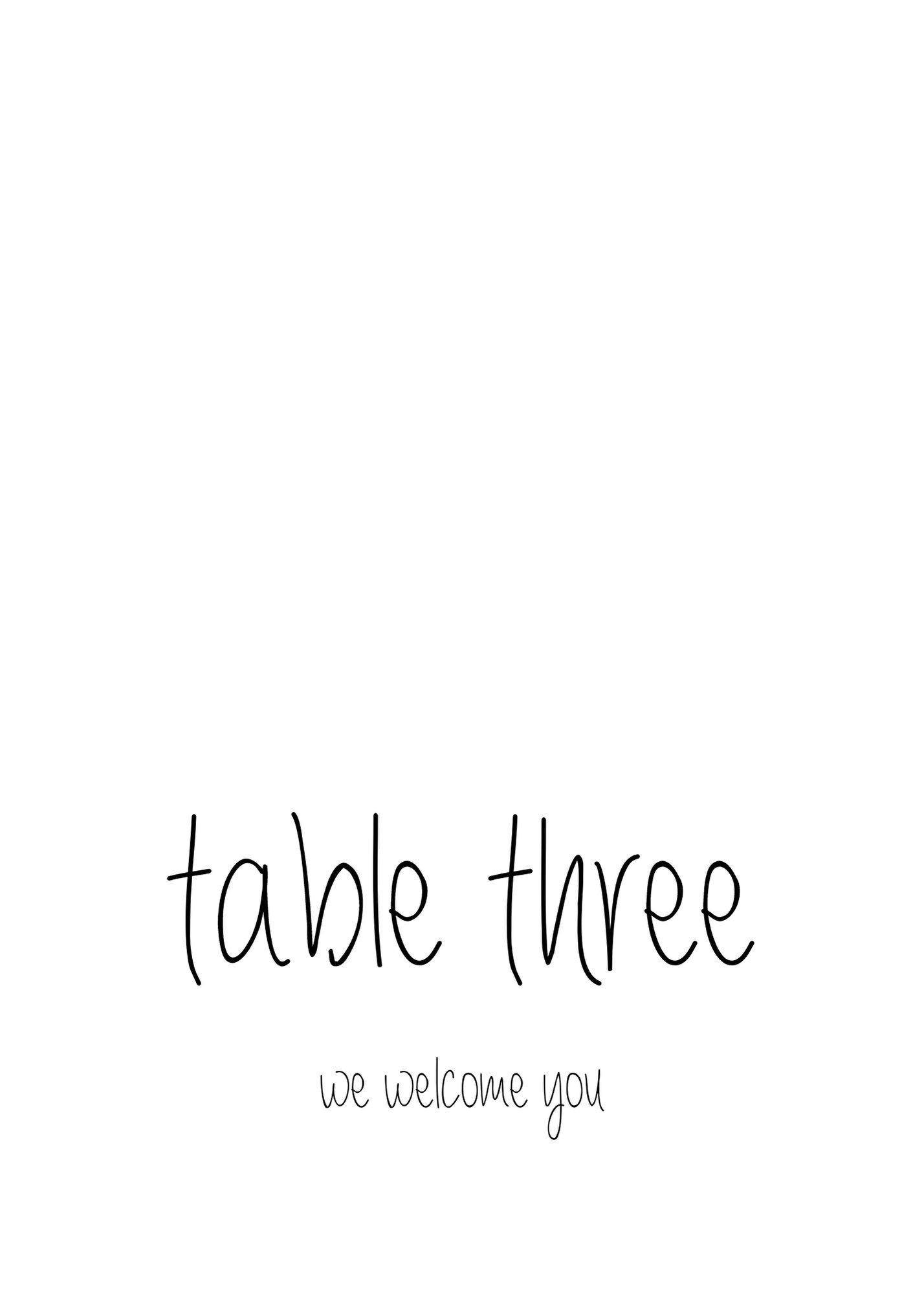 Printable and Simple Table Numbers for Weddings and Events - Etsy