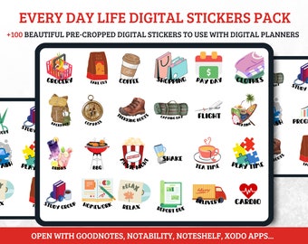 Digital Every Day Stickers - Etsy